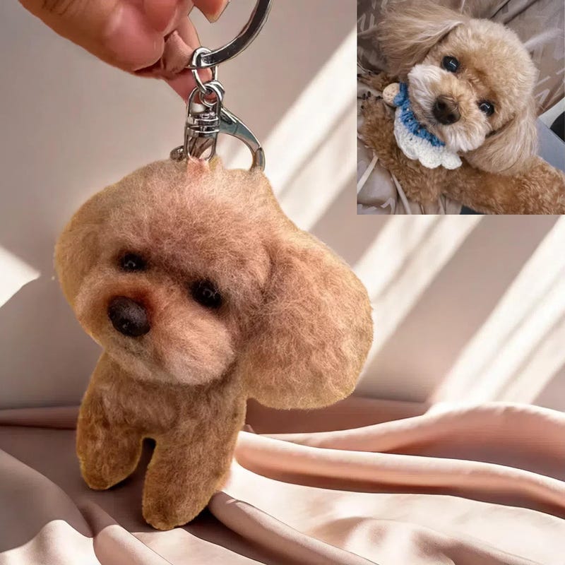 Felt Keychain - Etsy