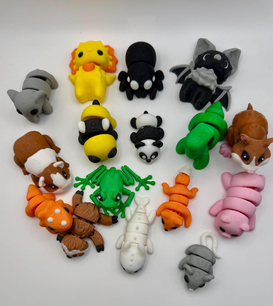 Mini Articulated 3D Printed Animals/desk Companions/party Favors ...