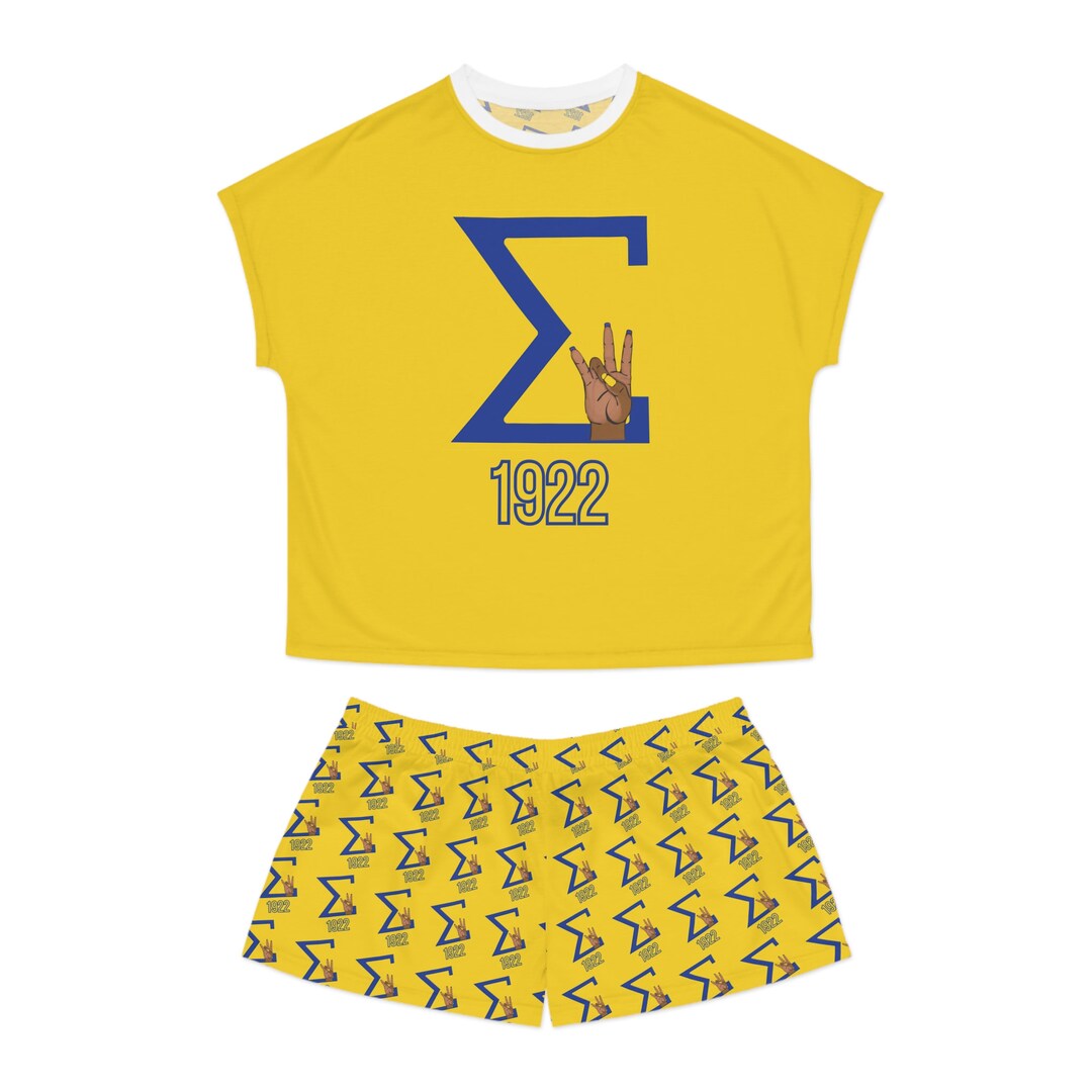 Sgrho Pajamas, Sgrho Night Clothes, Sigma Gamma Rho Women's Short ...