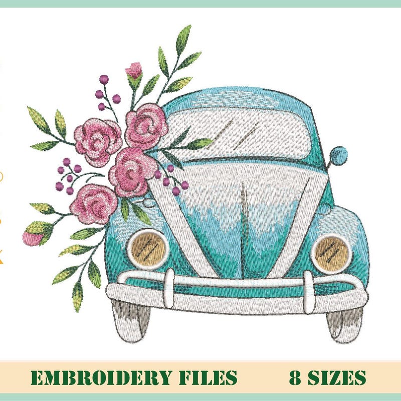 Vw Embroidery - Etsy