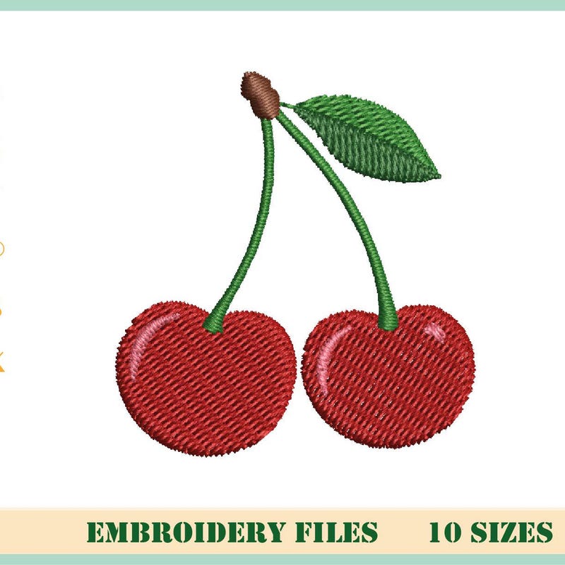 Cherry Applique - Etsy