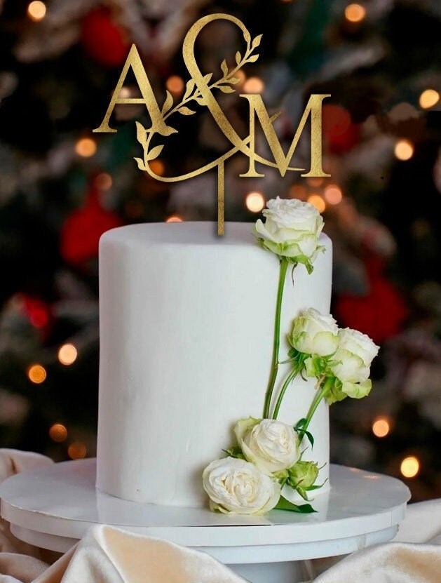 Personalized Cake Topper, Rustic Wedding Cake Topper, Custom Mr Mrs ...