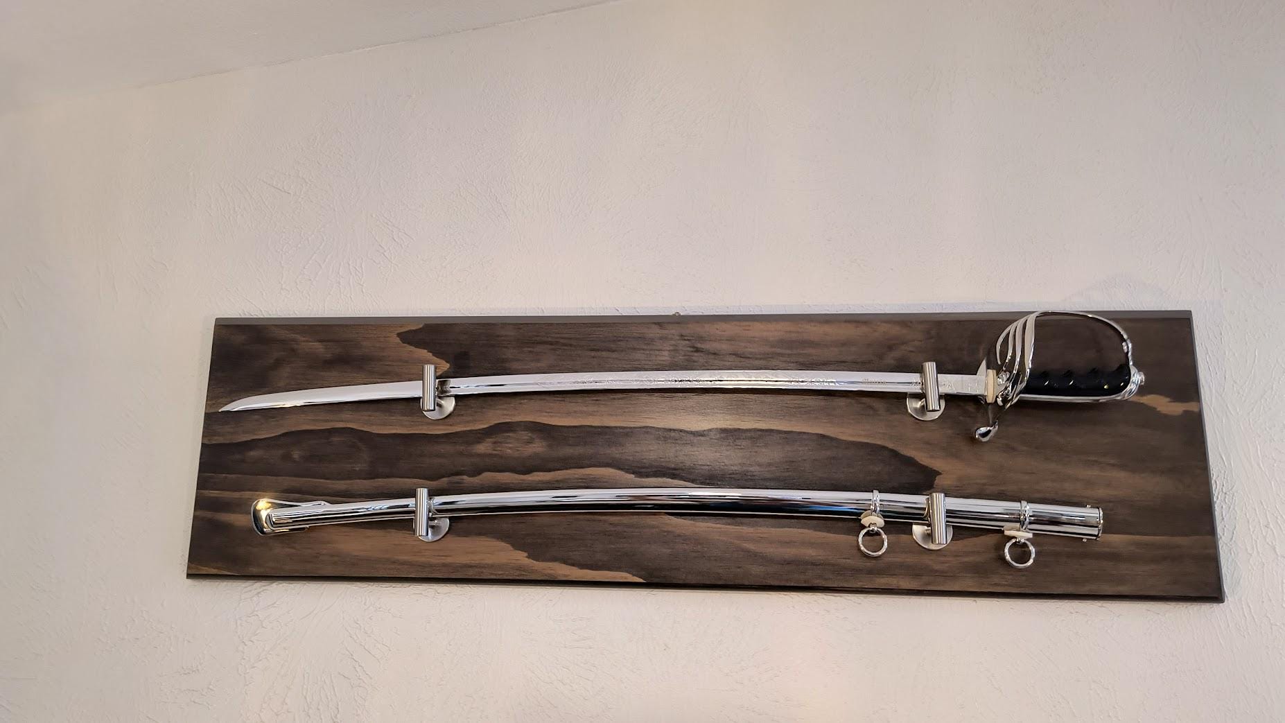 Military Saber Holder, Wall Hanging Display - Etsy