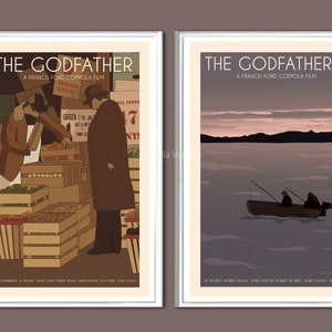 The Godfather 1 and 2 Movie Posters Bundle in Various Sizes - Etsy UK