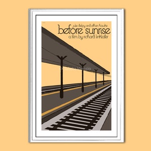 Before Sunset Movie Poster in Various Sizes - Etsy