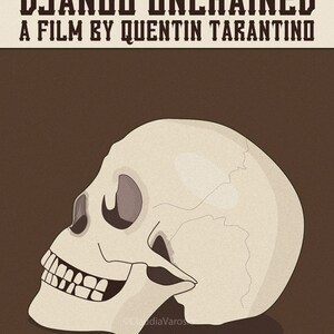 Movie Poster Django Unchained Retro Print in Various Sizes - Etsy
