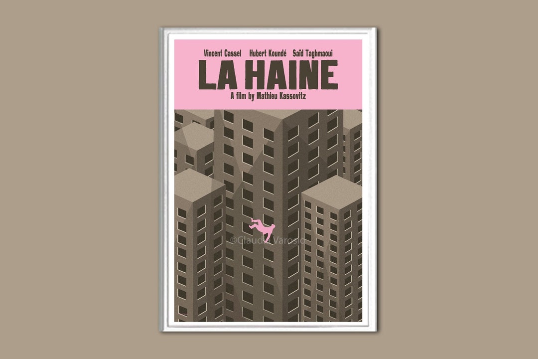 Movie Poster La Haine Retro Print in Various Sizes - Etsy