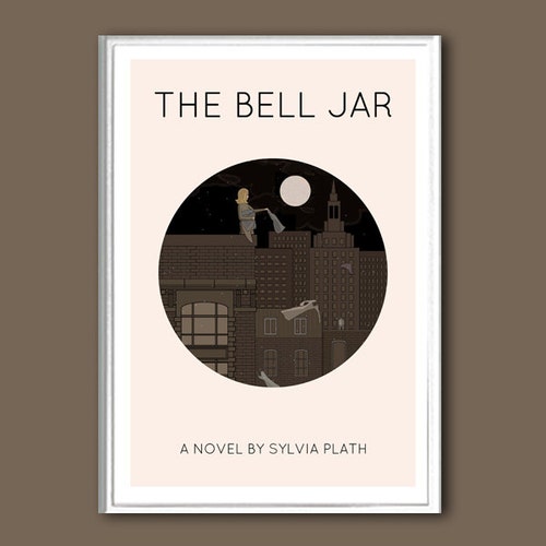 The Bell Jar Book Poster Retro Print in Various Sizes - Etsy