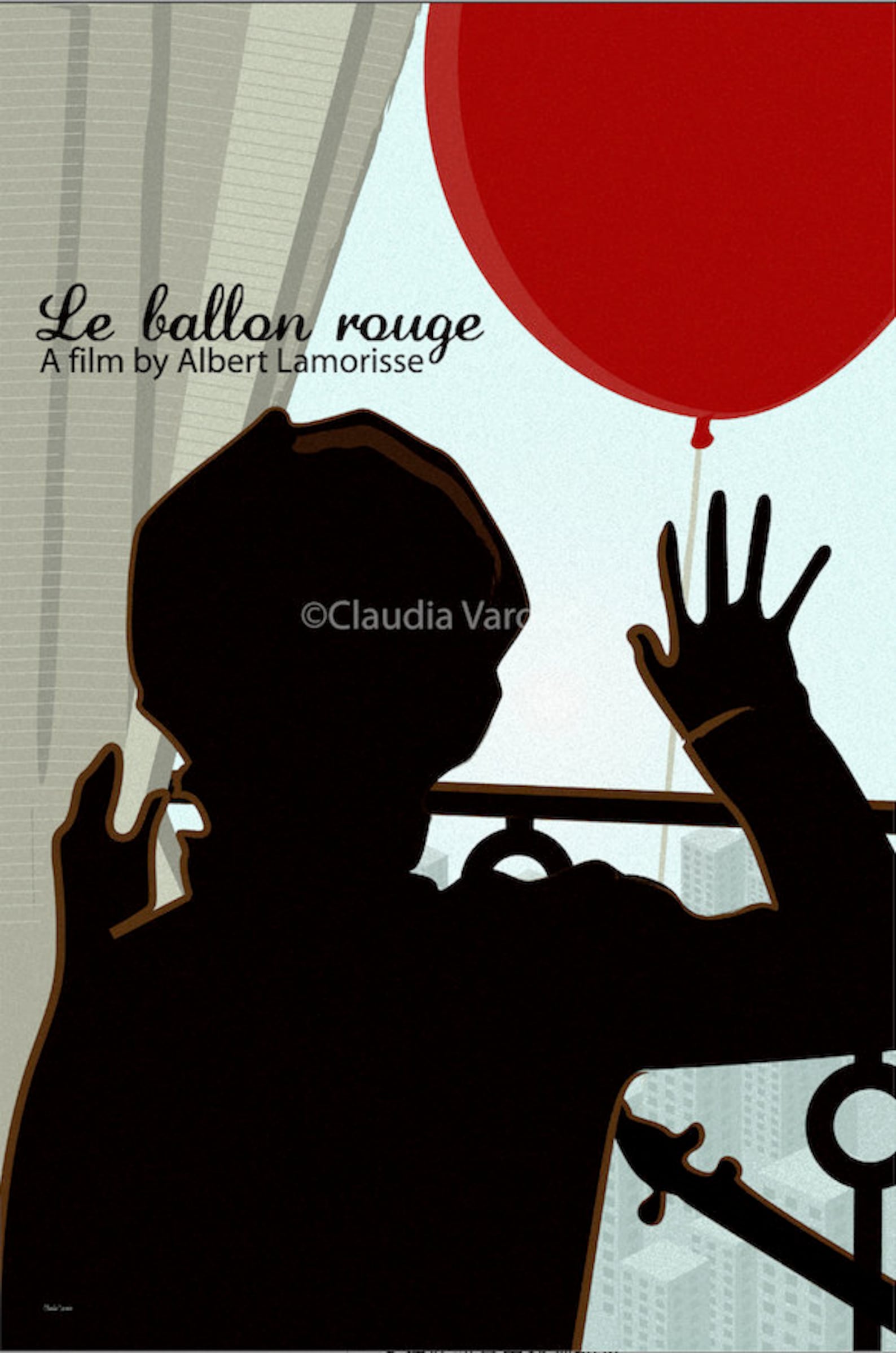 Retro Print Le Ballon Rouge Poster in Various Sizes - Etsy
