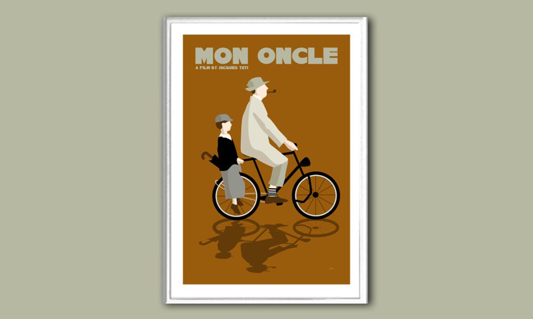 Movie Poster Mon Oncle Retro Print in Various Sizes - Etsy