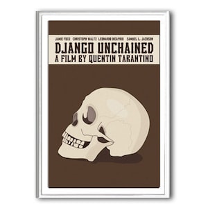 Movie Poster Django Unchained Retro Print in Various Sizes - Etsy