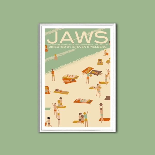 Jaws Poster - Etsy