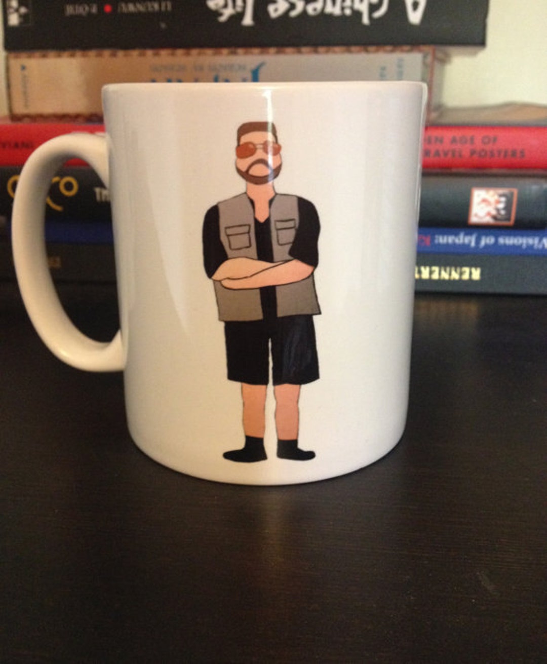The Dude and Walter Big Lebowski Drawing Illustrated Mug - Etsy
