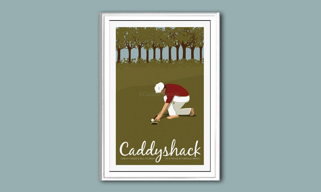 Movie Poster Caddyshack Retro Print in Various Sizes - Etsy