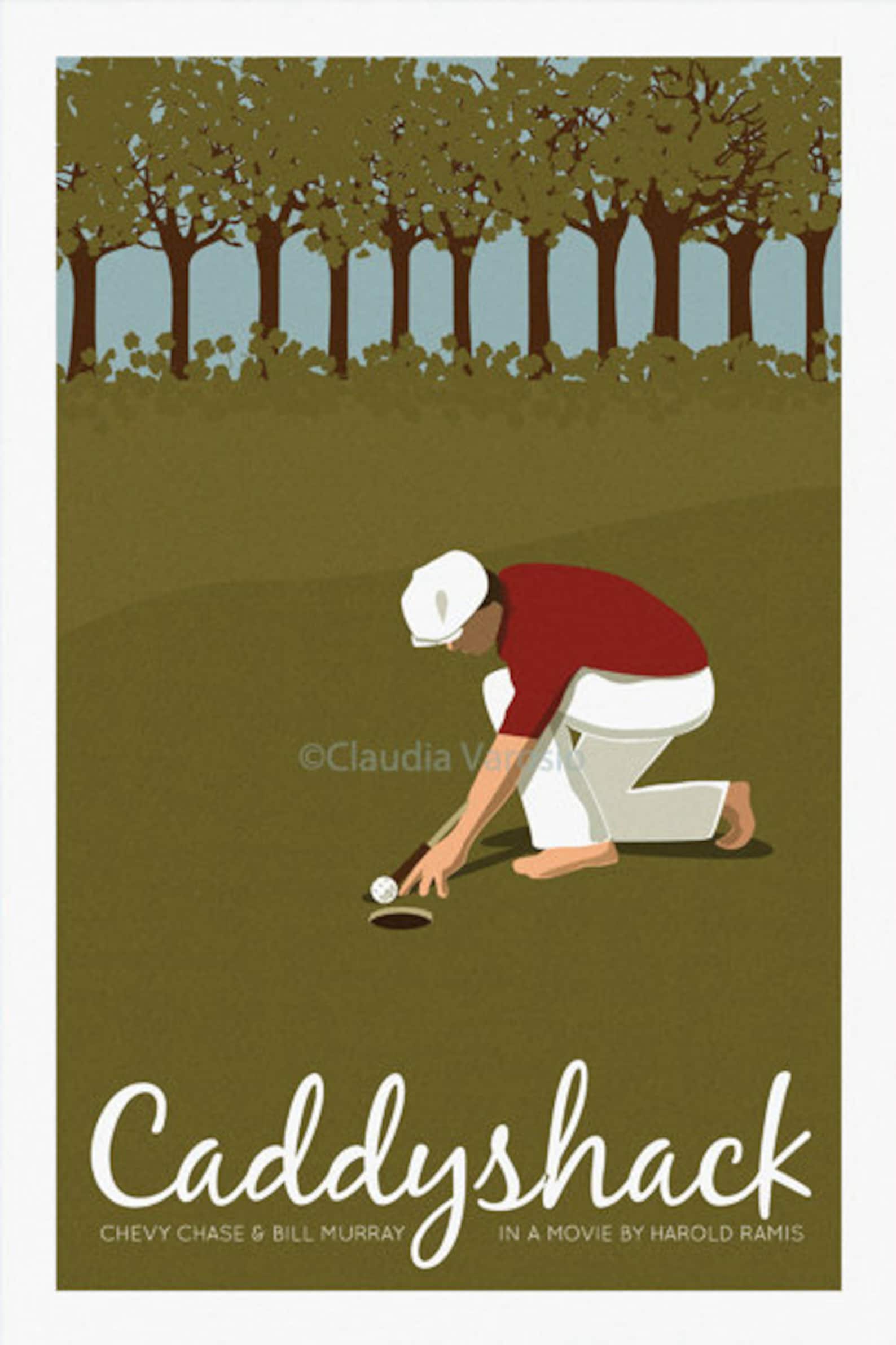 Movie Poster Caddyshack Retro Print in Various Sizes - Etsy
