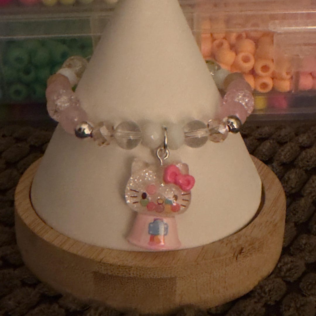 Hello Kitty Sprinke Bauble Bracelet - Etsy
