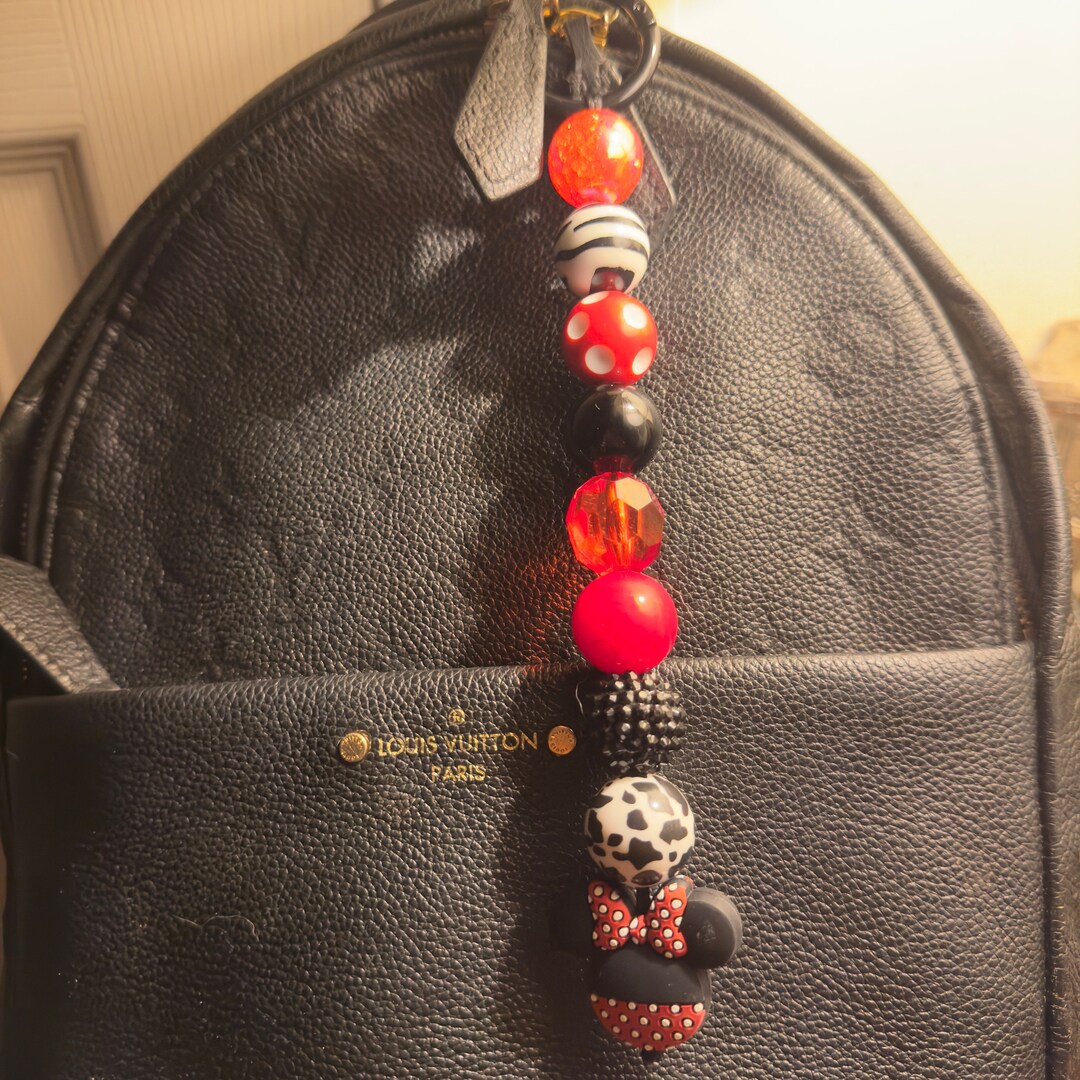 Minnie Mouse Disney Bag Charm/keychain - Etsy