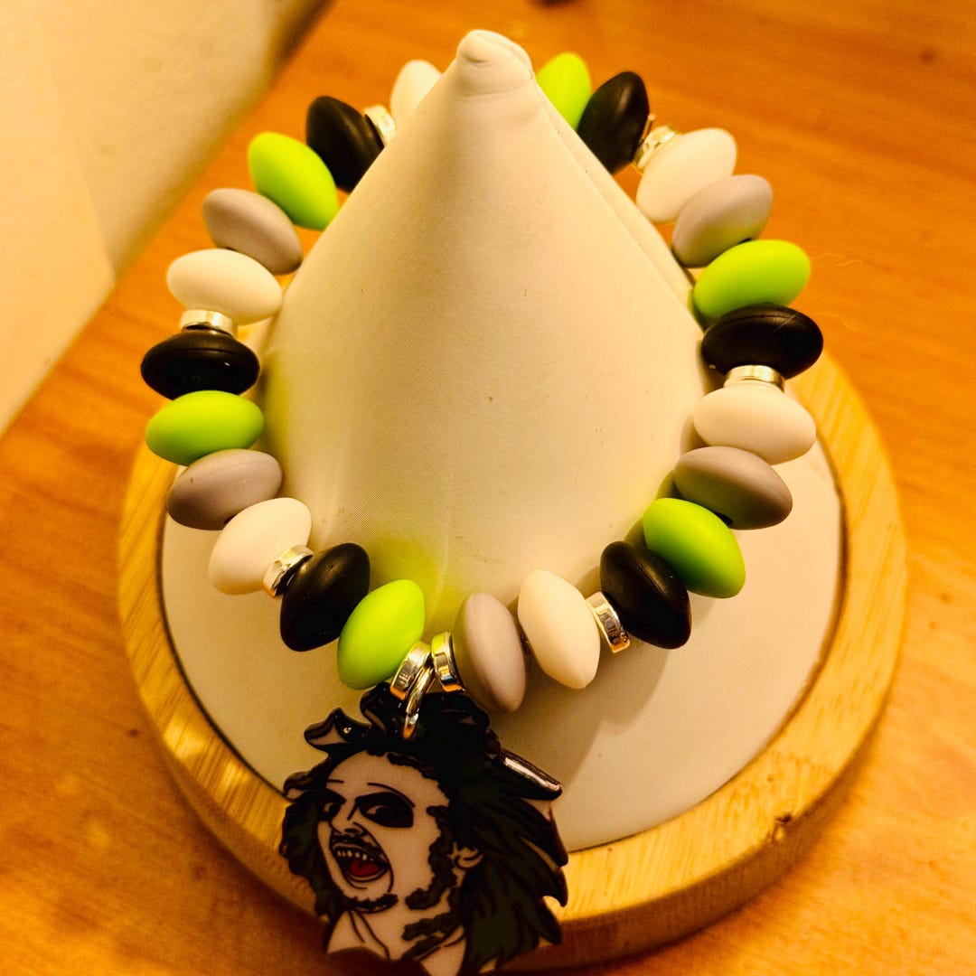 Beetlejuice Bauble Bracelet - Etsy