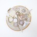 Hand Embroidery Hoop Floral Fiber Collage Bead Embroidery Home - Etsy