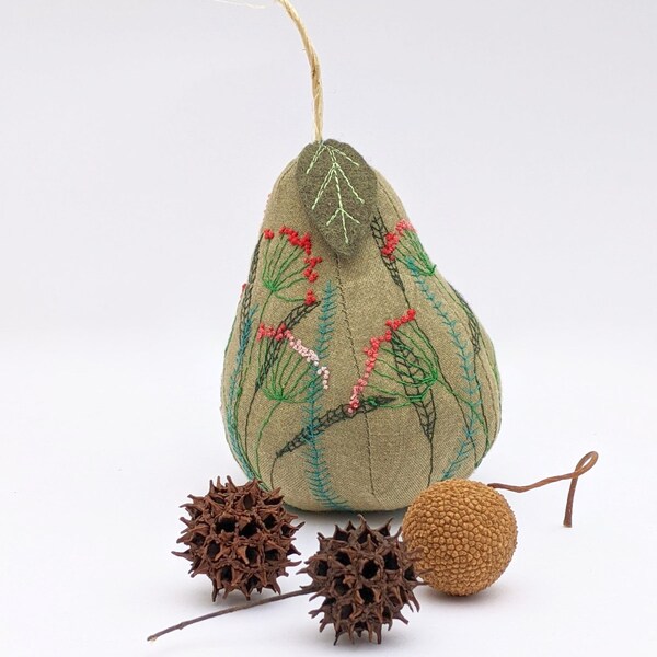 Pear Pincushion - Etsy