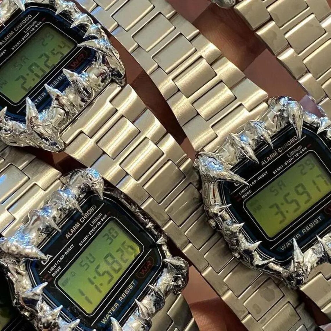 Custom Casio Watch Personalized Retro Timepiece Unique Streetwear ...