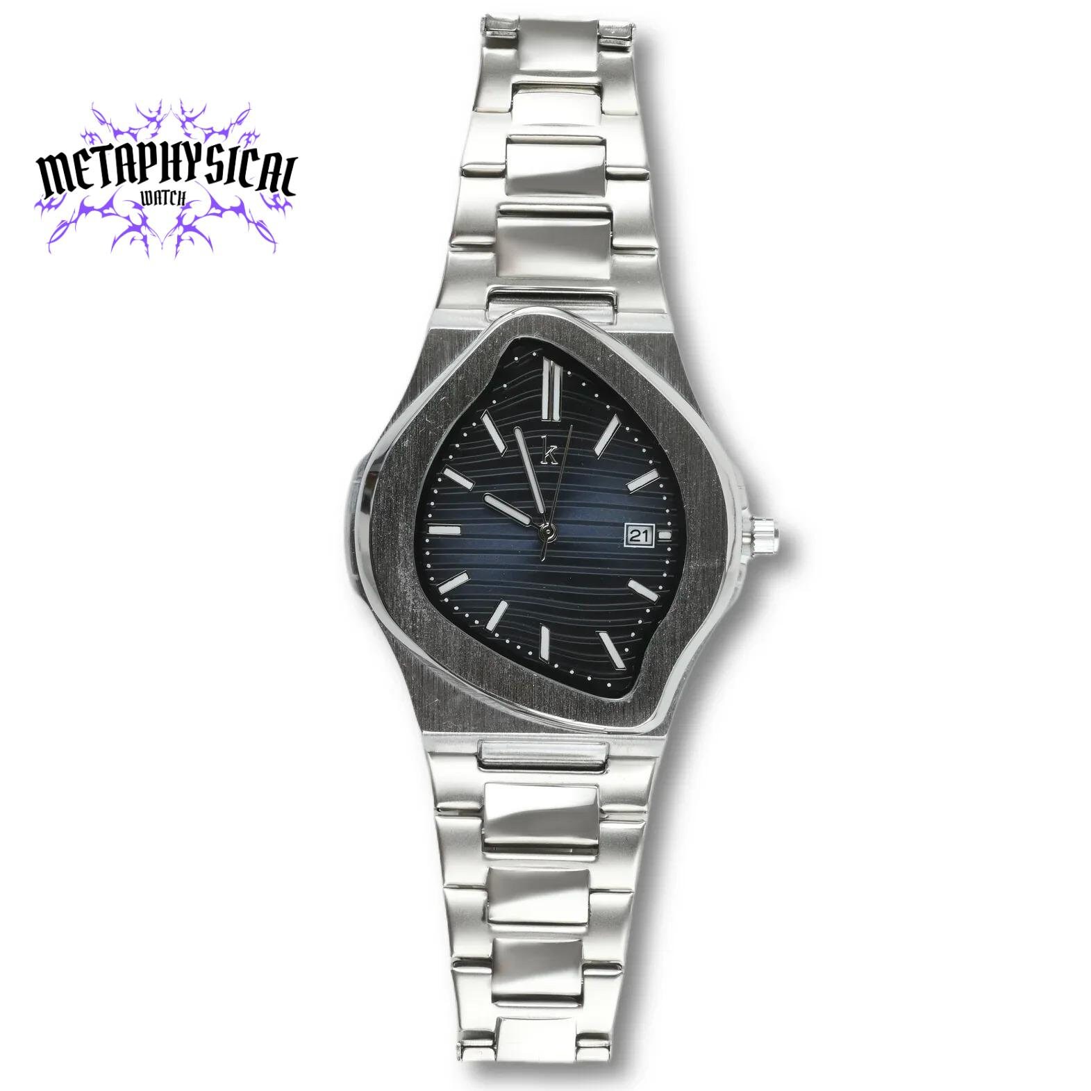 Melting Nautilus Watch Surrealist Art Timepiece Unique Nautical Design ...