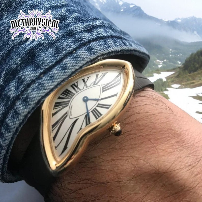 Melting Vintage Dali Crash Watch - Art Watch Inspired by Salvador Dali ...