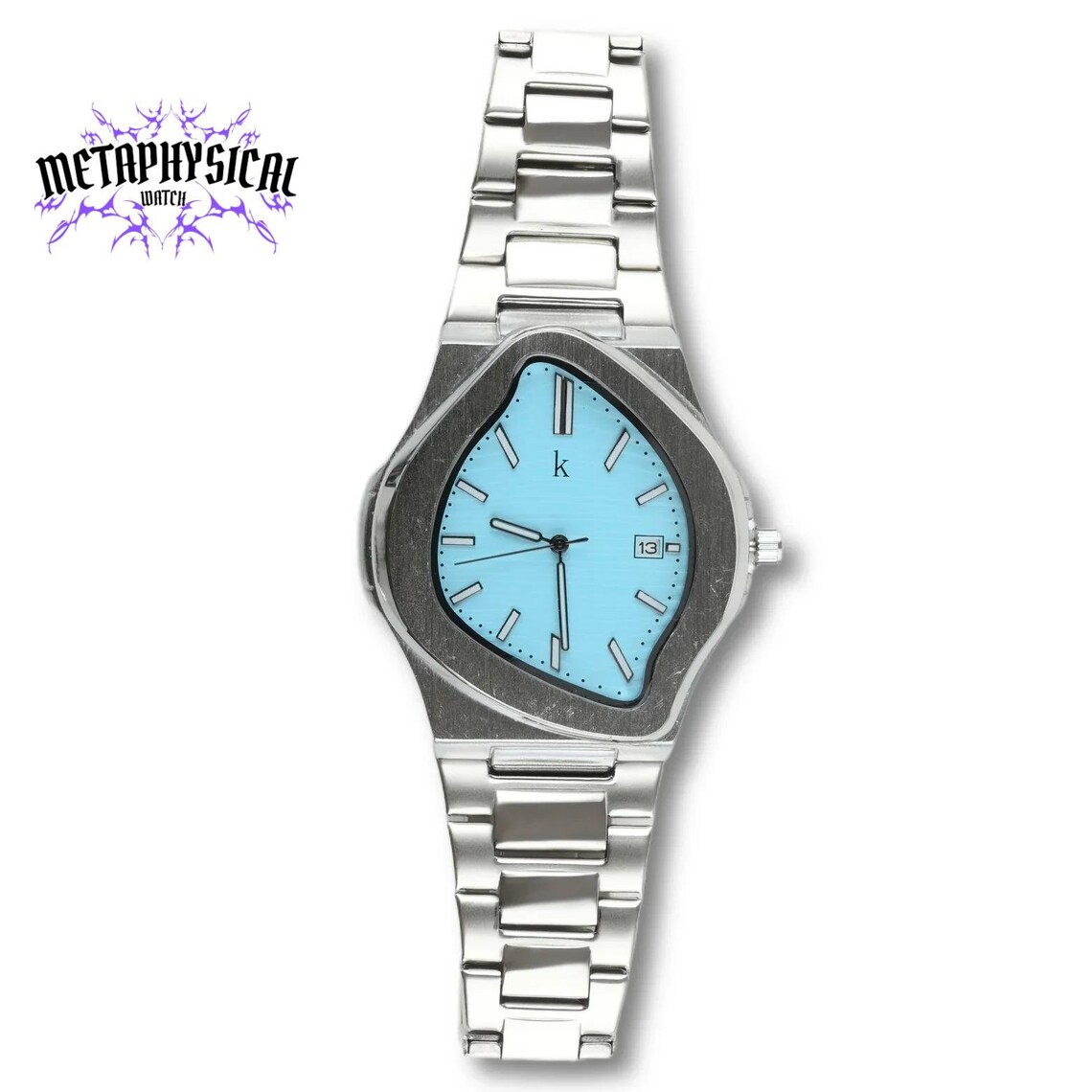 Melting Nautilus Watch Surrealist Art Timepiece Unique Nautical Design ...