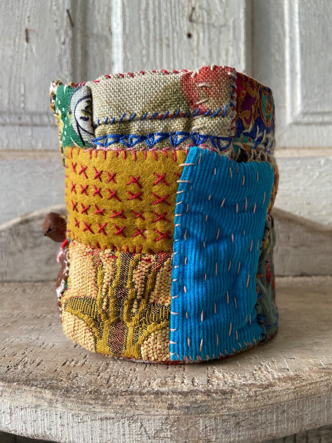 STITCH POT Fiber Art Stitch Vessel Textile Art - Etsy
