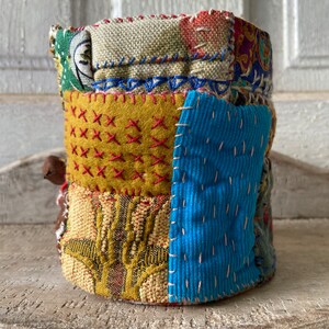 STITCH POT Fiber Art Stitch Vessel Textile Art - Etsy