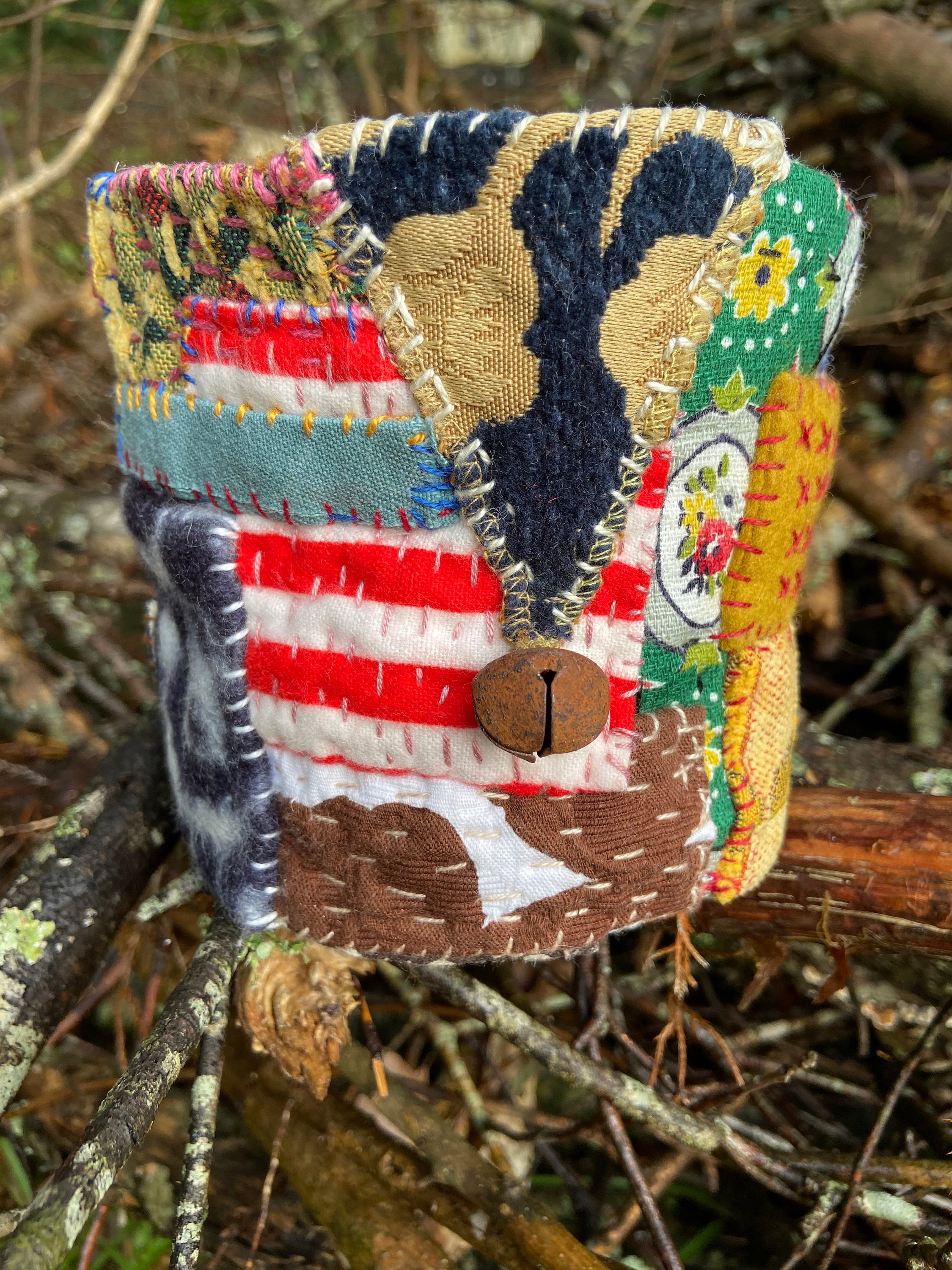 STITCH POT Fiber Art Stitch Vessel Textile Art - Etsy