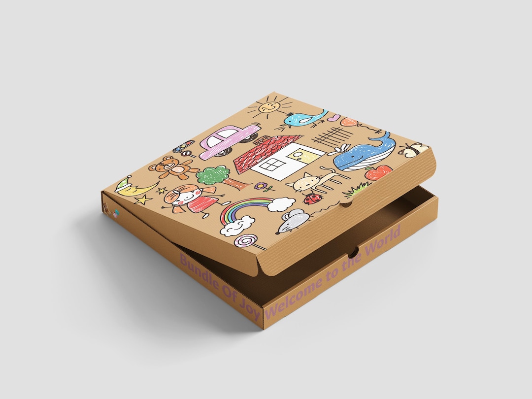 FULLY Customize Pizza Box High Quality for Wedding Kraft Square Pizza ...