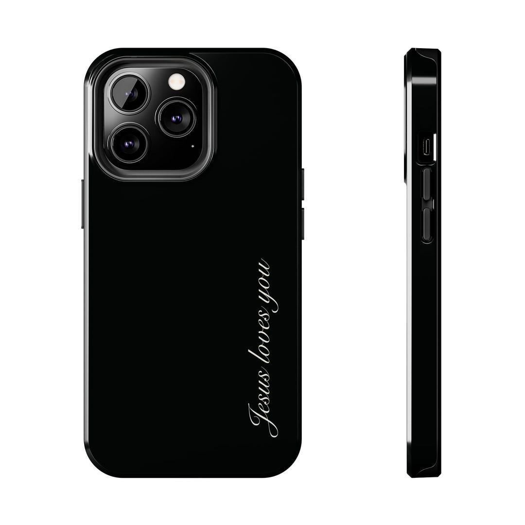 Christian Jesus Inspire, Love, Black Simple Design, Religious Gift ...