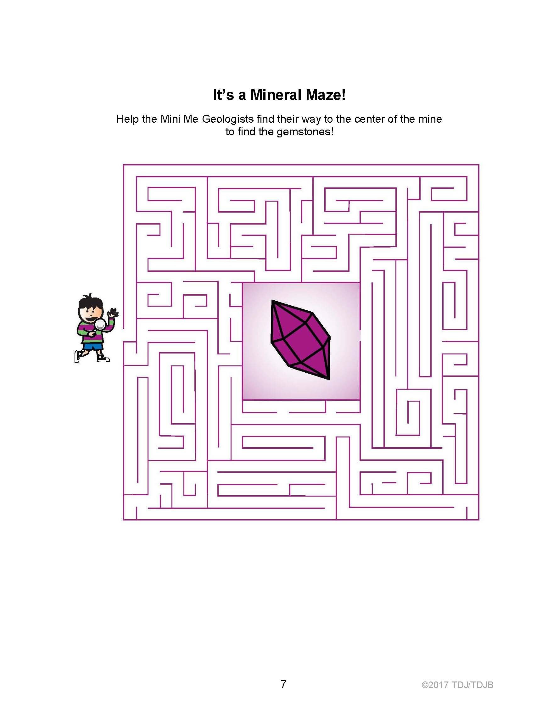 Rock and Mineral Coloring and Activity Ebook Geology-themed Coloring ...