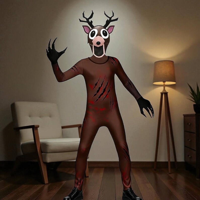99 Nights in the Forest Deer Kids Cosplay Costume - Forest Animal ...