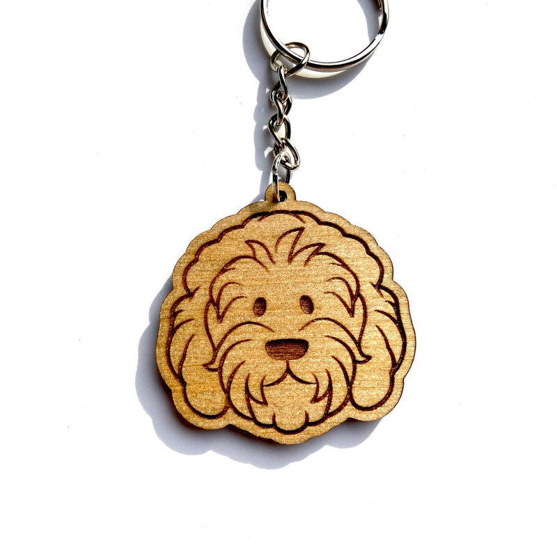 Labradoodle Keychain - Etsy