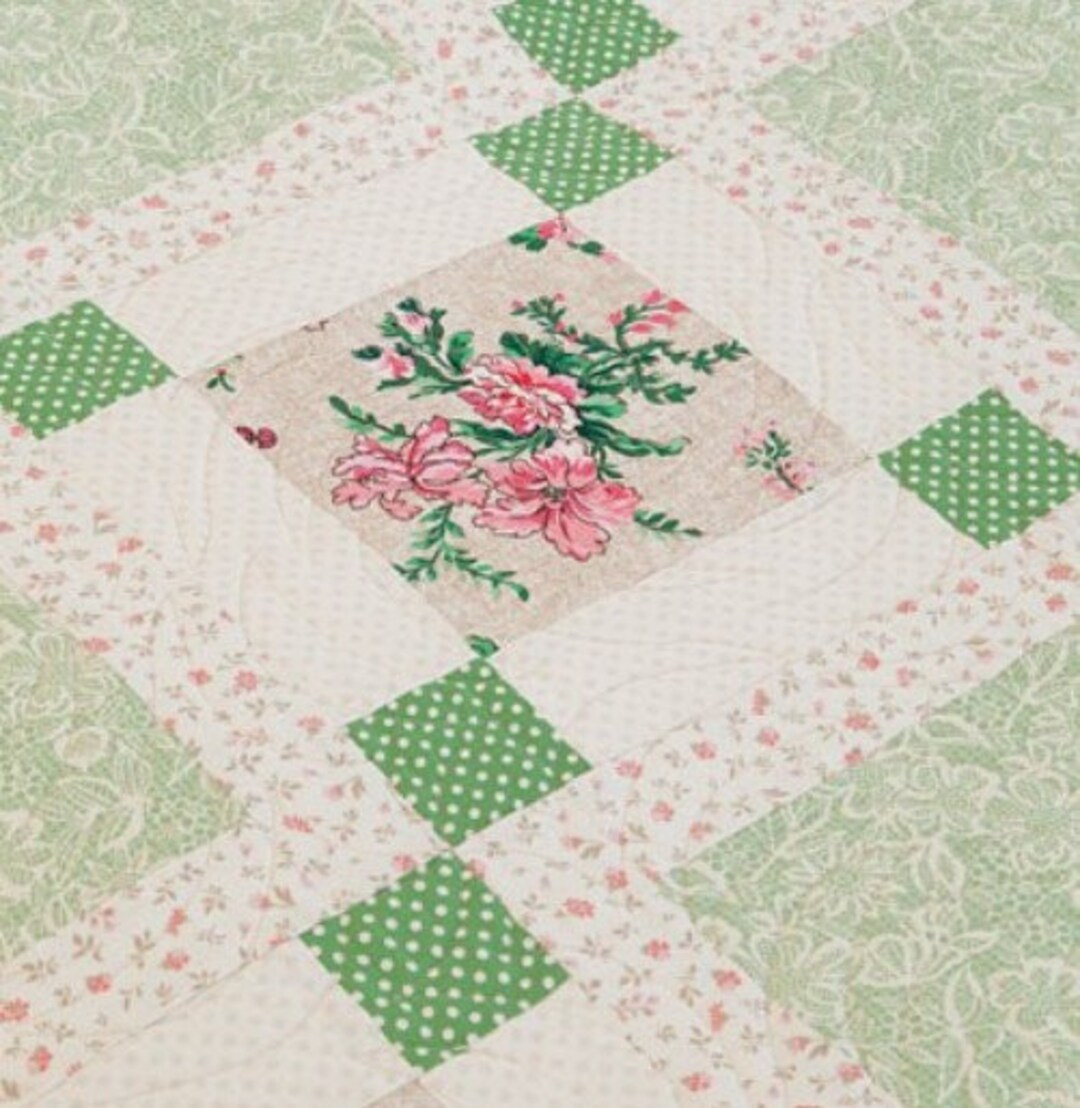 Quilt Kit - "rosy Lee" Finished 95 1/2" Square 11+ Yds of Coordinating ...