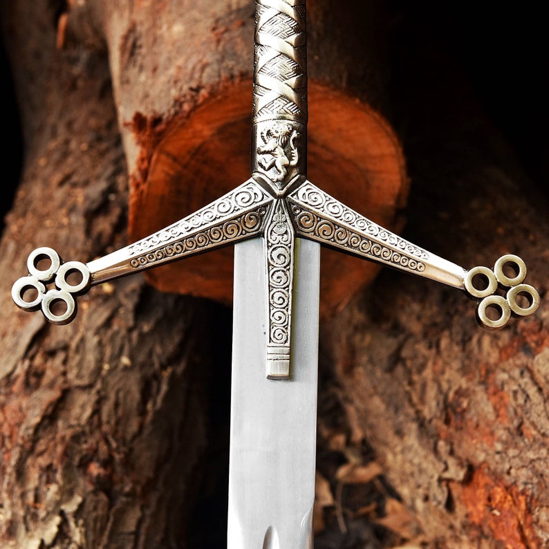 Handmade Scottish Claymore Sword J2 Steel Highland Claymore Black ...