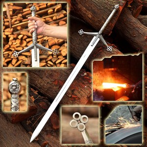 Handmade Scottish Claymore Sword: J2 Steel Highland Medieval Sword - Etsy