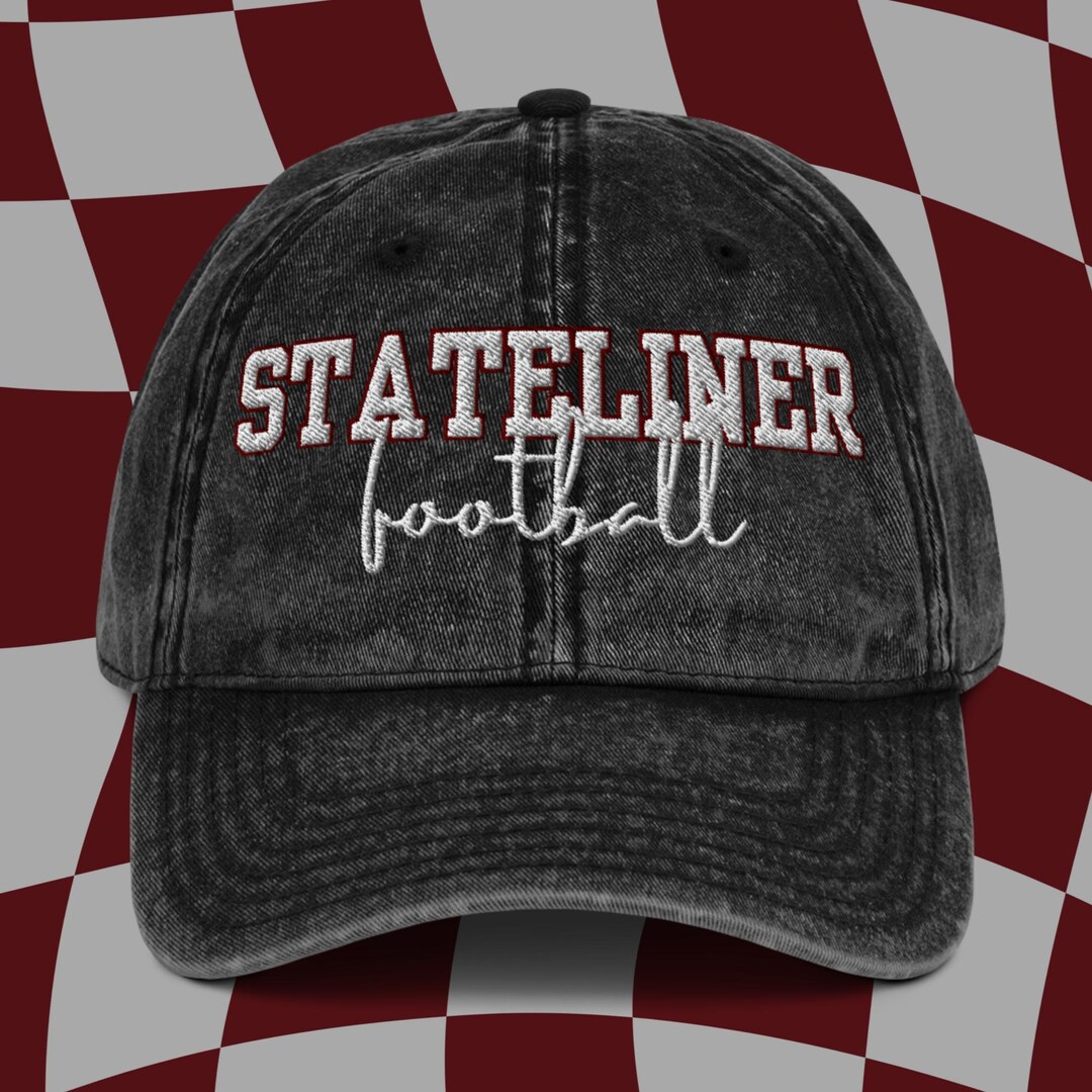 Stateliner Football Vintage Cotton Twill Cap - Etsy