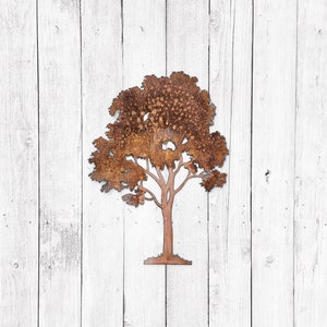 Copper Maple Tree Wall Decor Nature Inspired Metal Maple Tree Scene ...
