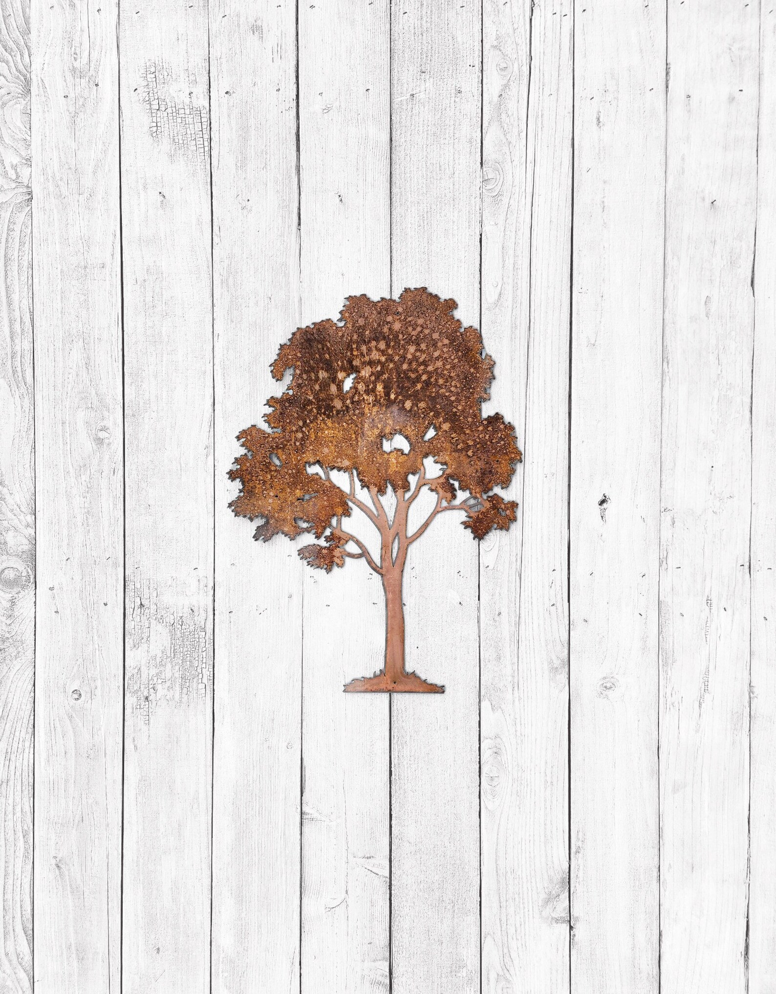 Copper Maple Tree Wall Decor Nature Inspired Metal Maple Tree Scene ...