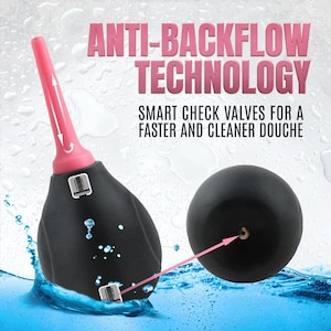 Hygienic Enema Douche for Men and Women - Soft Silicone Butt Douche ...