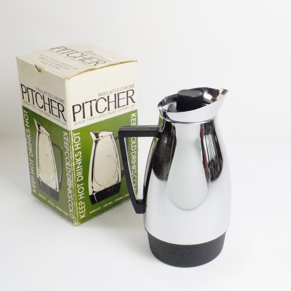 Chrome Pitcher - Etsy