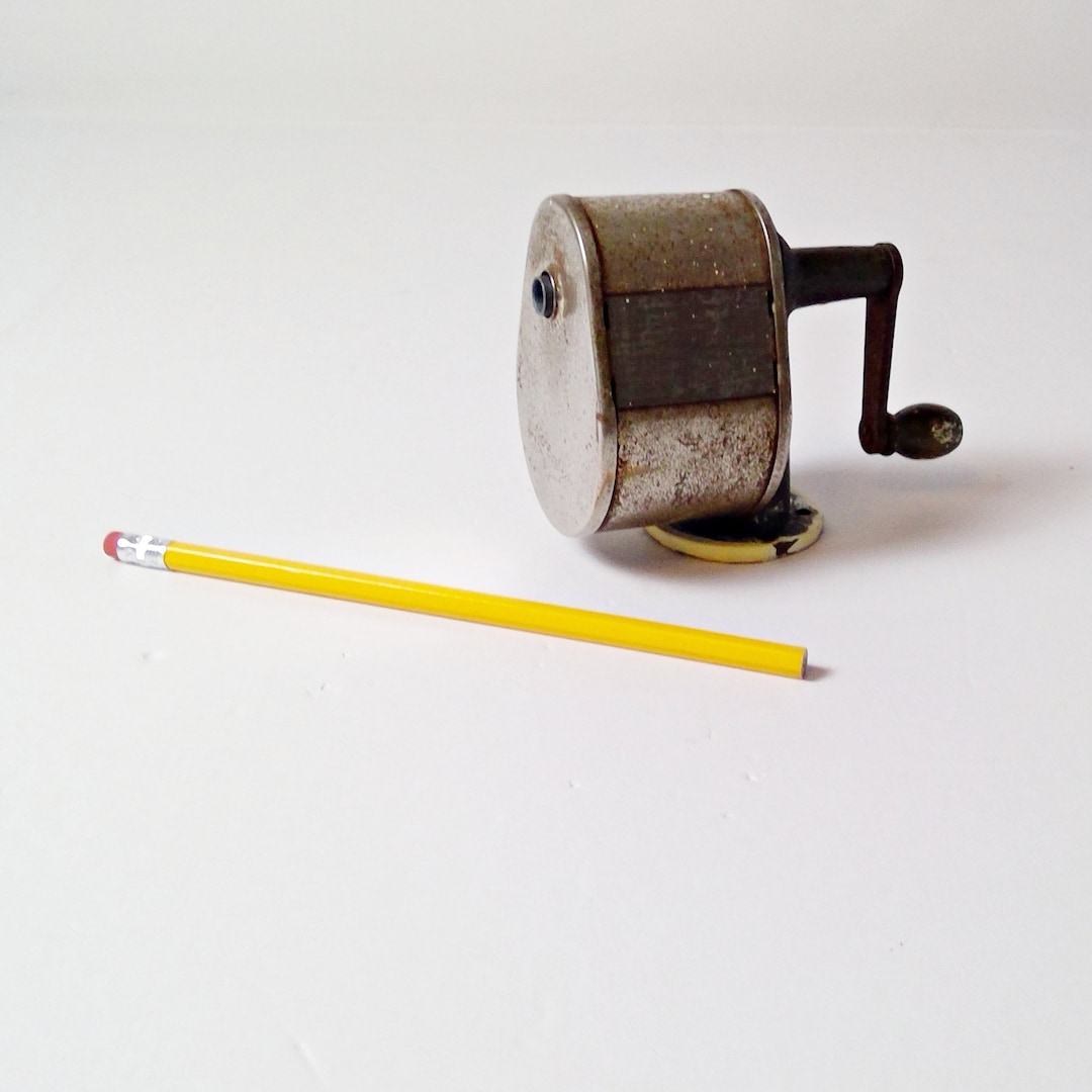 Vintage Wall or Desk Mount Pencil Sharpener Shabby School - Etsy