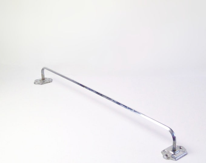 Mid Century Vintage Chrome Towel Rack Silver Color Metal Towel Bar - Etsy