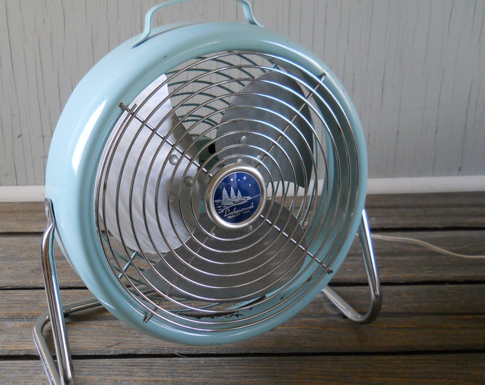 Vintage Lakewood Baby Blue Metal Fan - Etsy
