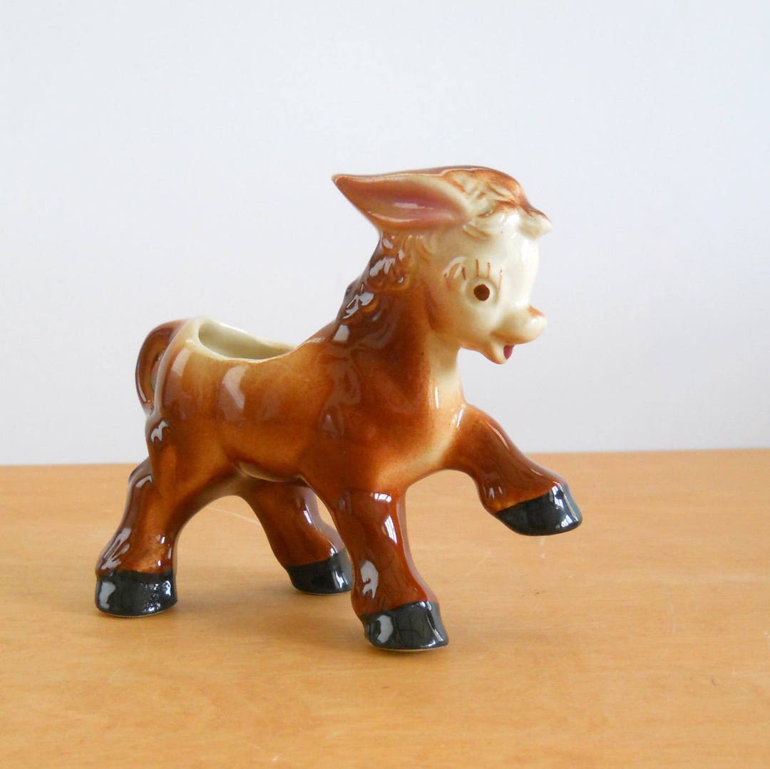 Vintage Pony Planter Whimsical Horse Planter Nursery Decor Souvenir ...