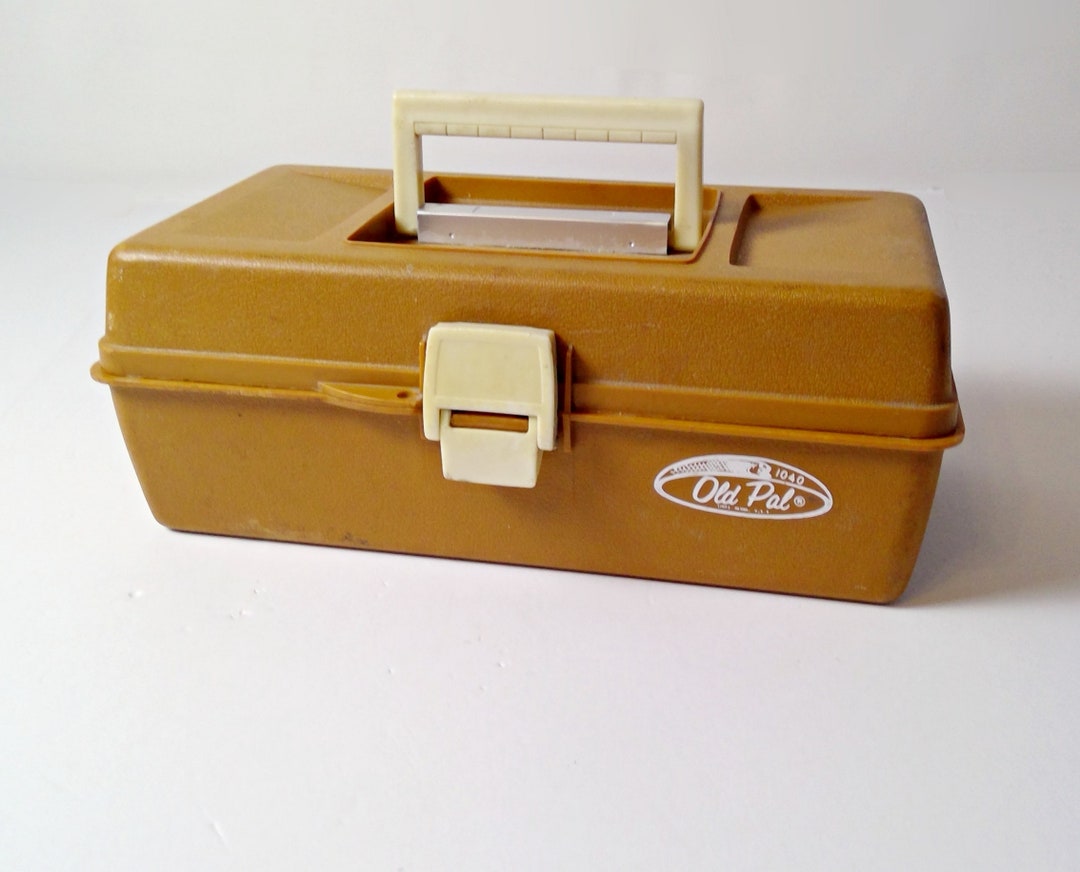 Vintage 1970s Old Pal Plastic Tackle Box 1040 - Etsy