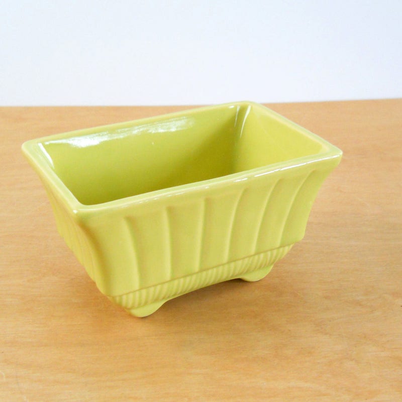 Chartreuse Planter - Etsy